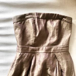 Jacob | Dresses | Strapless Gold Dress | Poshmark